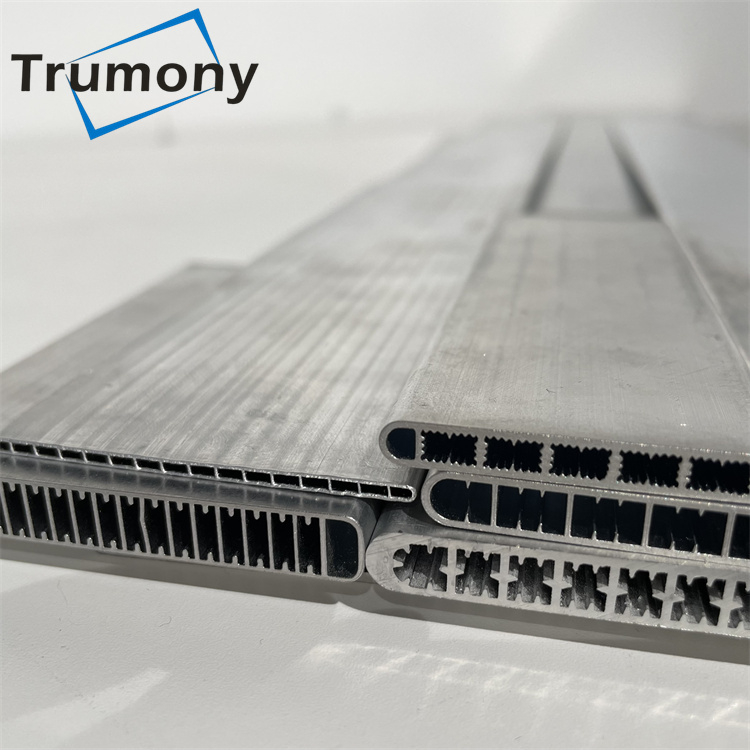 Parallel Heat Exchangers Aluminum Extruded Tube for Condenser Radiator ...