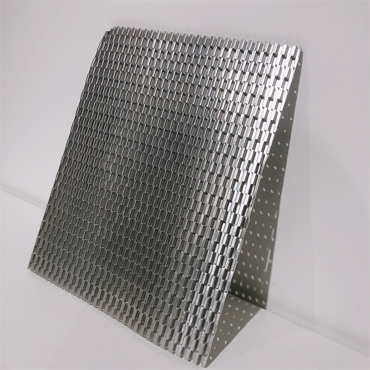 Plain Folded Fin Heat Sink Aluminum Thermal Air Cooled Folded Fin ...