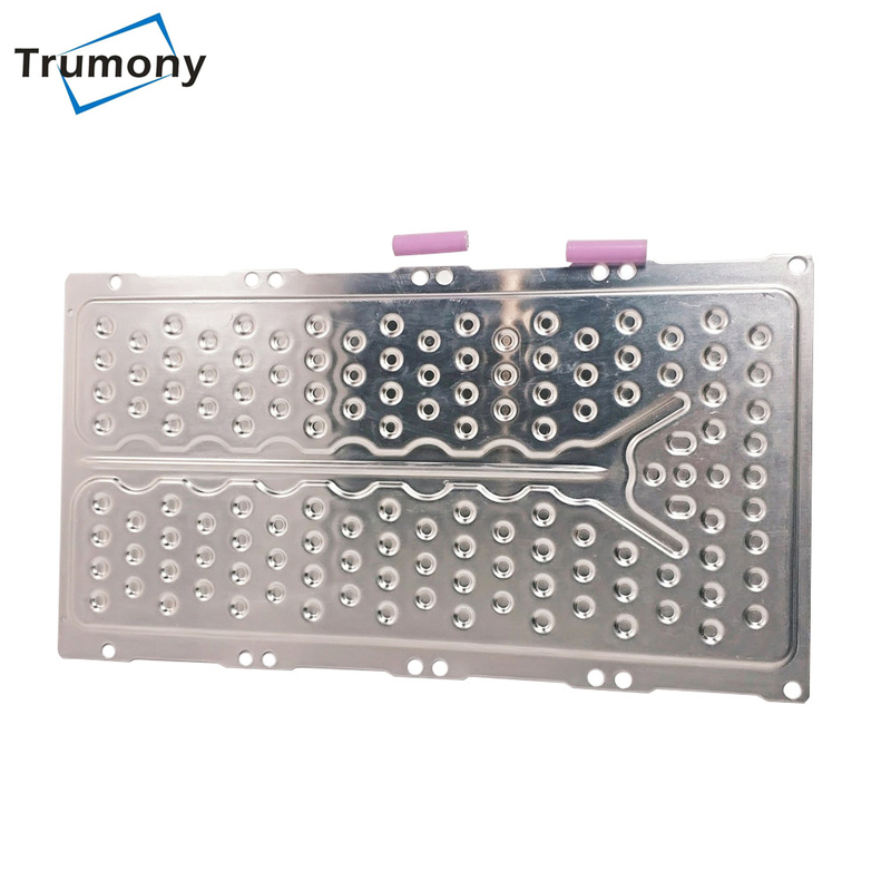 Aluminum Mini-channel Cold Plate for Water Cooled Large Sized Prismatic ...