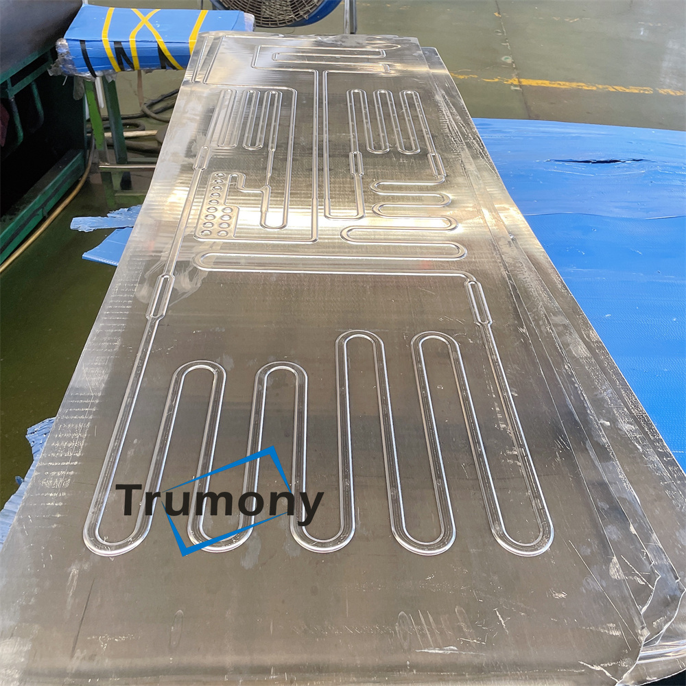 Roll Bonding Water Cooling Panel for Evaporator Liquid Cooled Plate for ...